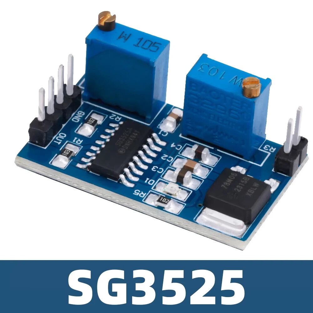 Модуль SG3525 ШИМ-контроллер 5В/12В, Model: 1PC