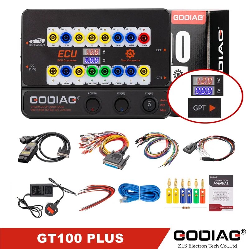 GODIAG GT100 PLUS Break Out Box для OBD II ЭБУ