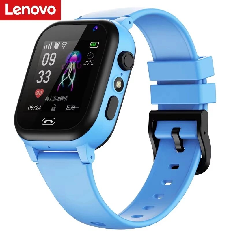 Lenovo Детские умные часы GPS, синий