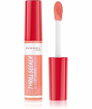 Блеск для губ Rimmel Thrill Seeker Glassy Gloss, оттенок 250 peachy vibes, 10 мл