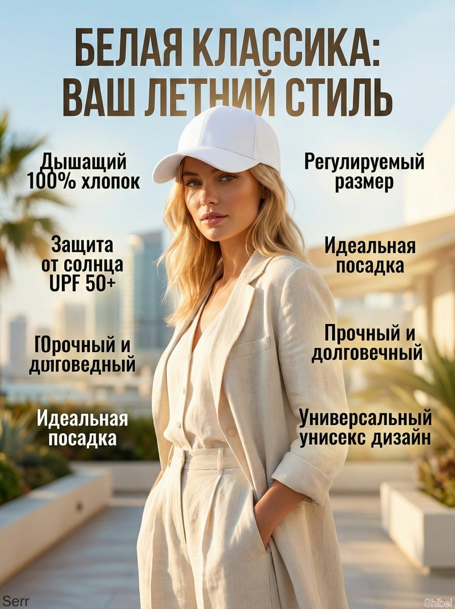 Бейсболка  Базовая коллекция для мужчин и женщин
