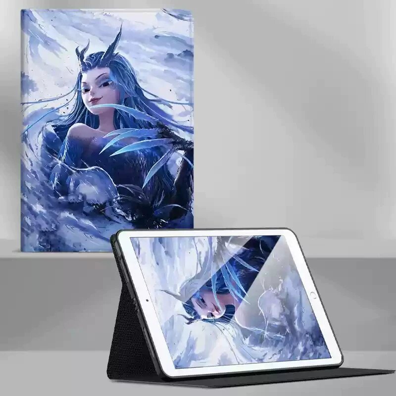 Чехол-накладка для Huawei Matepad 11 10,95 дюйма, полная защита, антипрокольный, кожаный с рисунком Ао Рун из Западного