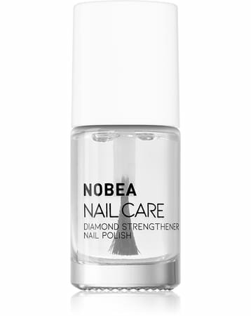 Лак для ногтей nobea nail care diamond strengthener, прозрачный, 6 мл