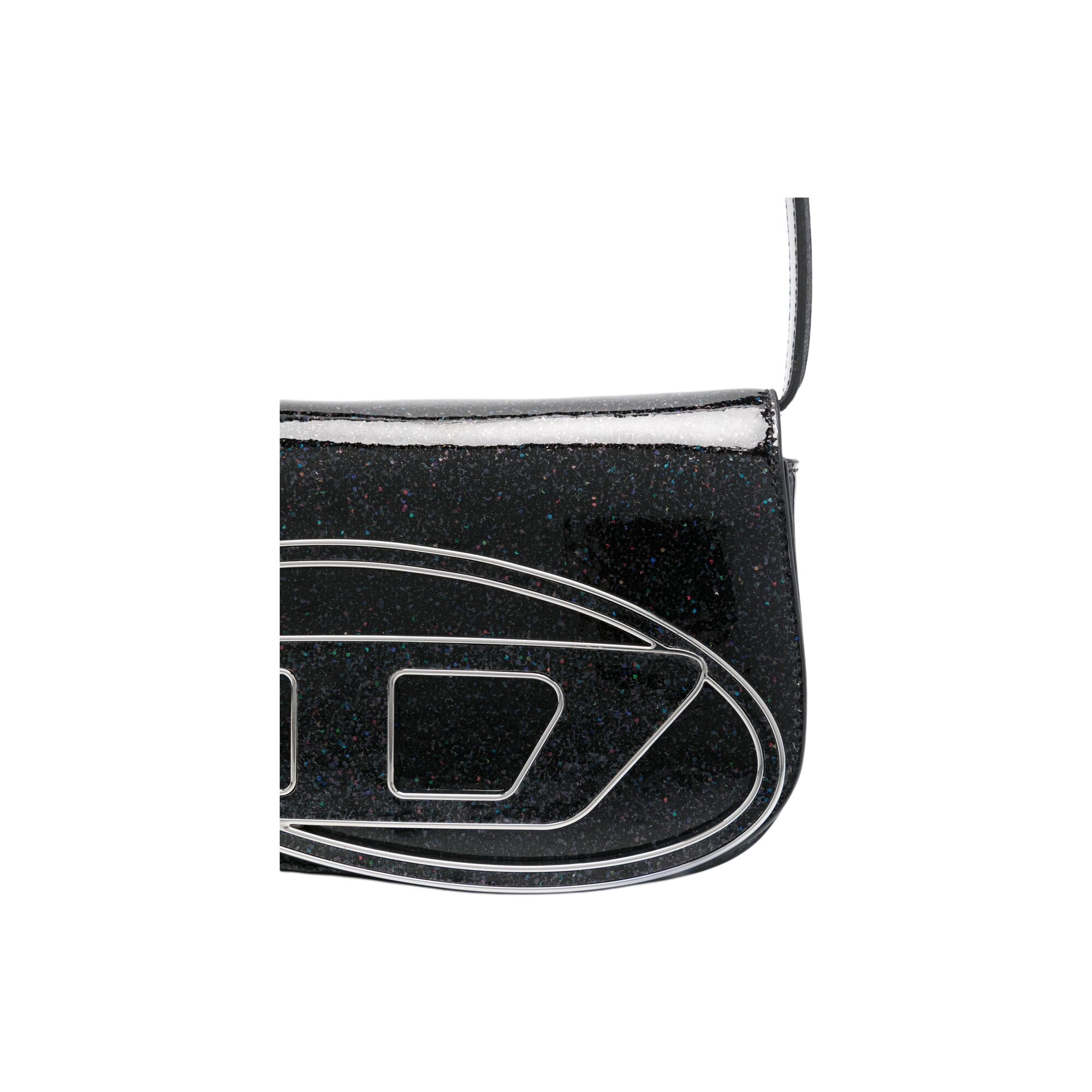 Сумка DIESEL, фактура тиснение, black — фото 1