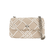 Сумка Tory Burch Kira, фактура плетеная, белый,