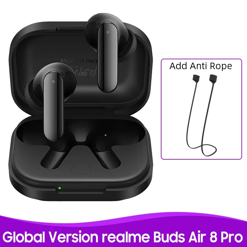 Realme Buds Air 8 Pro Беспроводные наушники Black Add Anti Rope