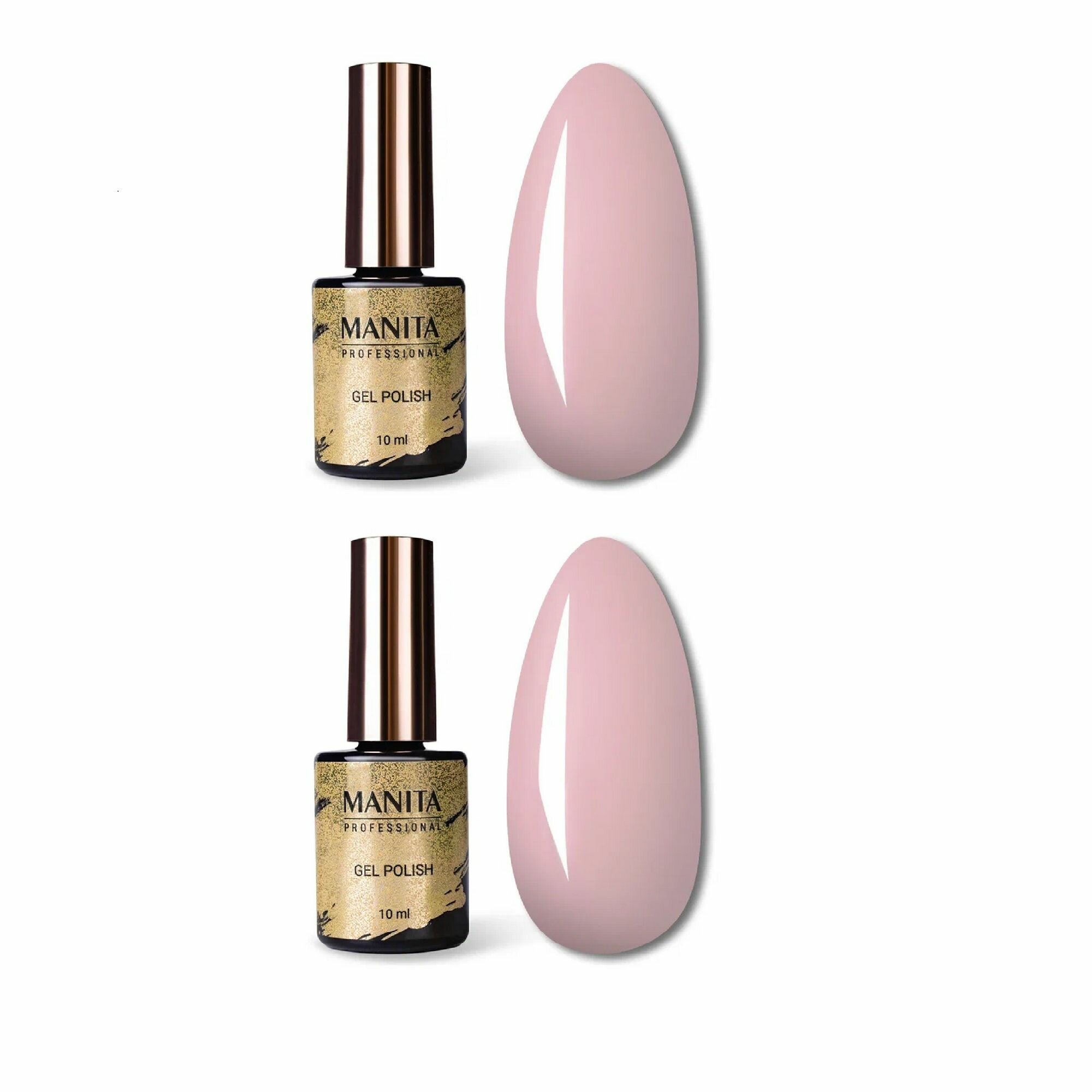 MANITA PROFESSIONAL Гель-лак для ногтей, Classic №4, Delicate, 10 мл, 2 уп