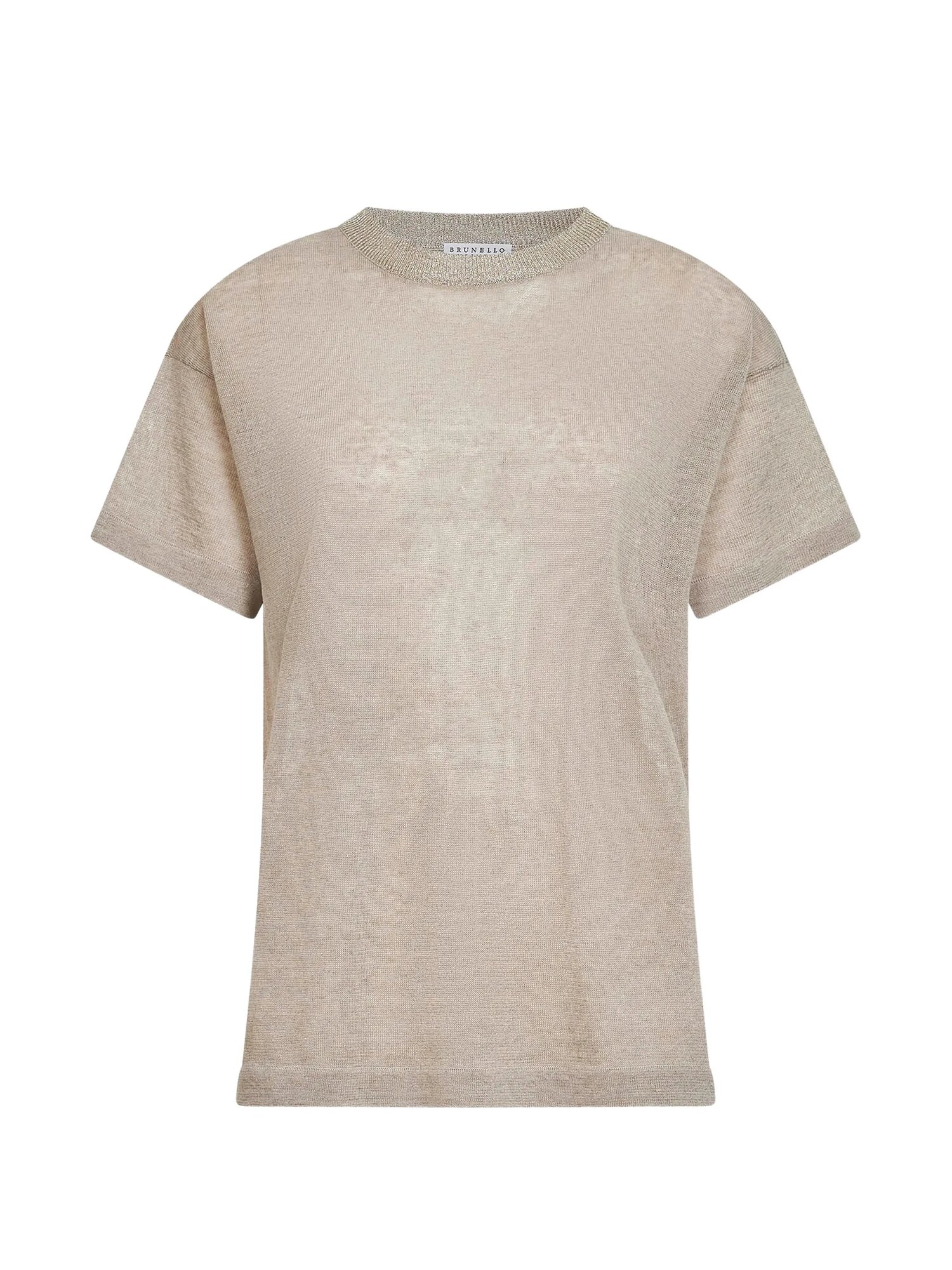Свитер Ribbed-knit short-sleeve sweater