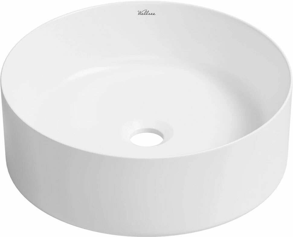 Раковина-чаша Wellsee Belle Spa 335701000 38x38 см, накладная, белый