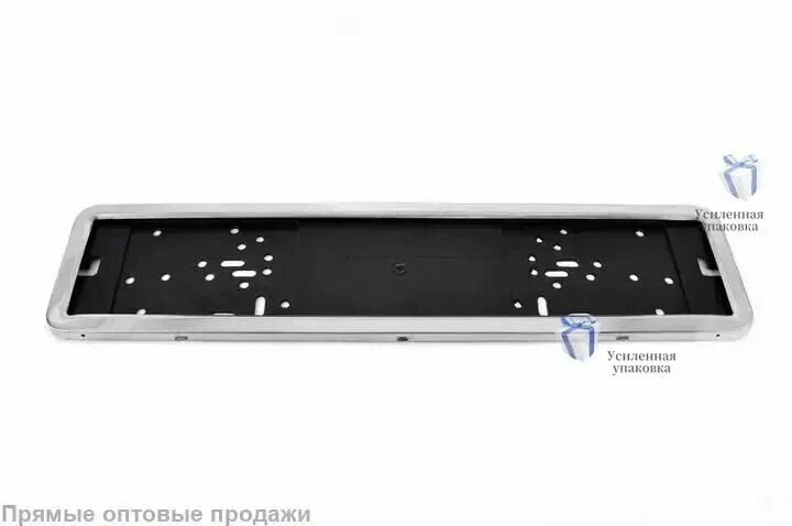 Рамка для номерного знака из нержавеющей стали с защитой от кражи