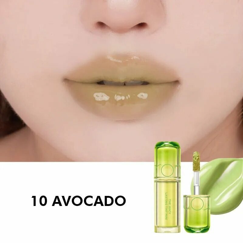 Корея блеск для губ ROM&ND THE JUICY LASTING TINT MINI - (10 Avocado) Romand