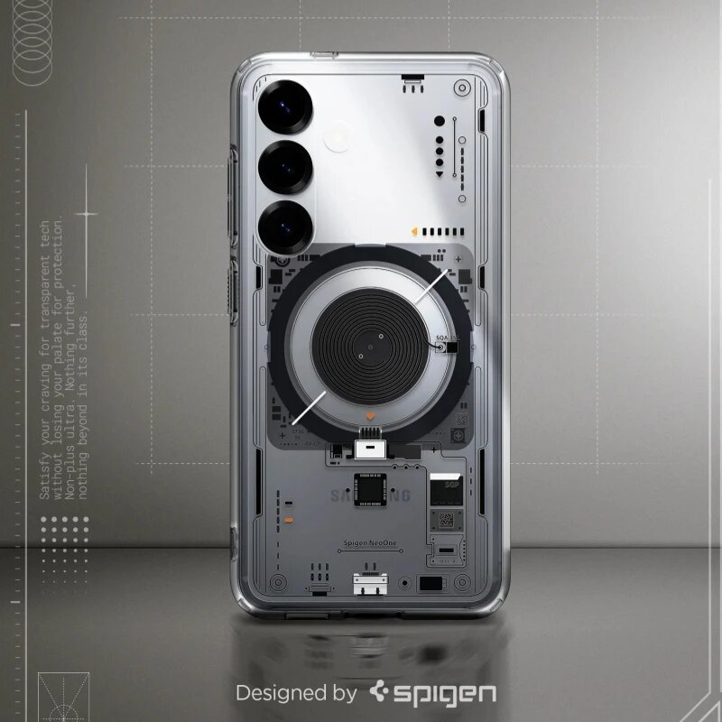 Чехол Spigen для Samsung Galaxy S25+ Hybrid Magnetic, прозрачный