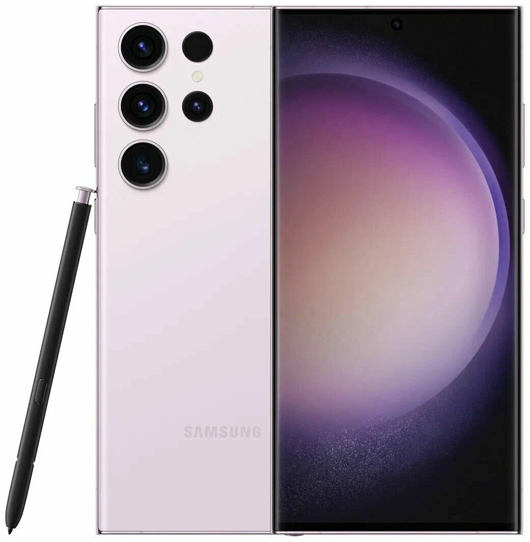 Смартфон Samsung Galaxy S23 Ultra 5G, 12/512Gb Global, Lavender
