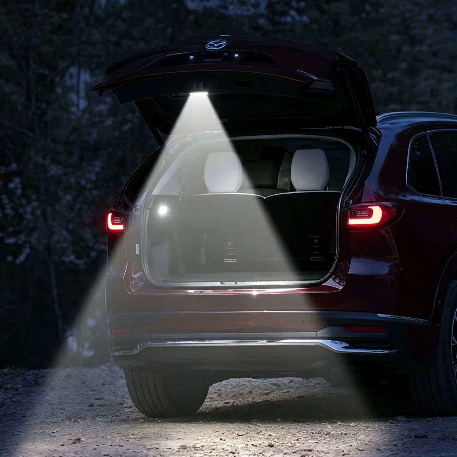 Для Mazda CX-90 CX90 2024 2025 грузовой светодиодный светильник, комплект потолочного освещения багажника для двери люка, грузовой фонарь, 1 шт.