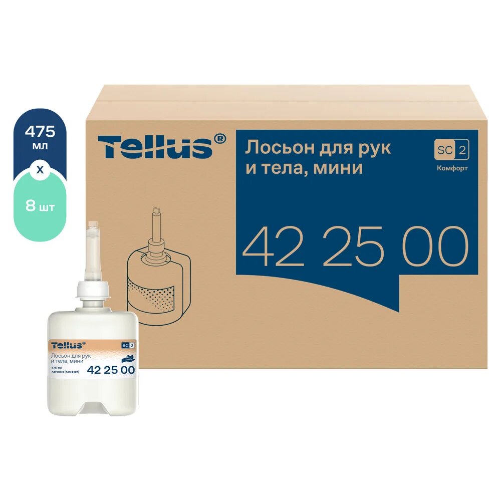 Лосьон для рук и тела мини, категория качества Комфорт, 475 мл TORK Tellus 422500