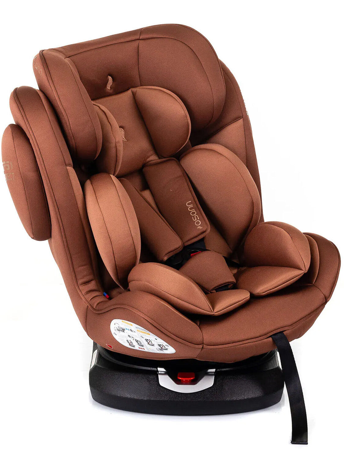 Автокресло 0+/1/2/3 Osann ENO 360° Caramel, с рождения до 12 лет, до 36 кг, поворотное, Isofix, карамельный
