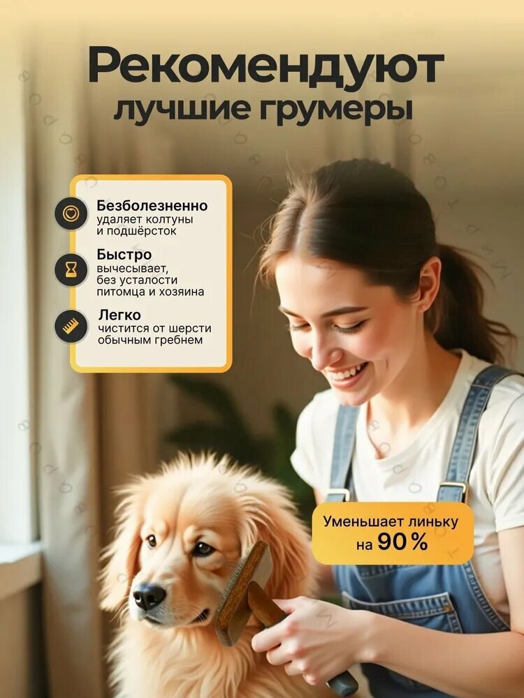 Расческа для животных — фото 1