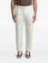Брюки PESERICO Pleated turn-up trousers, размер 50, бежевый/белый