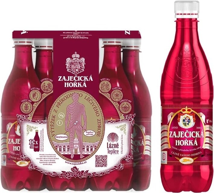 Zajecicka Horka (Зайечицкая Горькая) 0,5л./12шт. Zajecicka Horka Вода минеральная Чехия