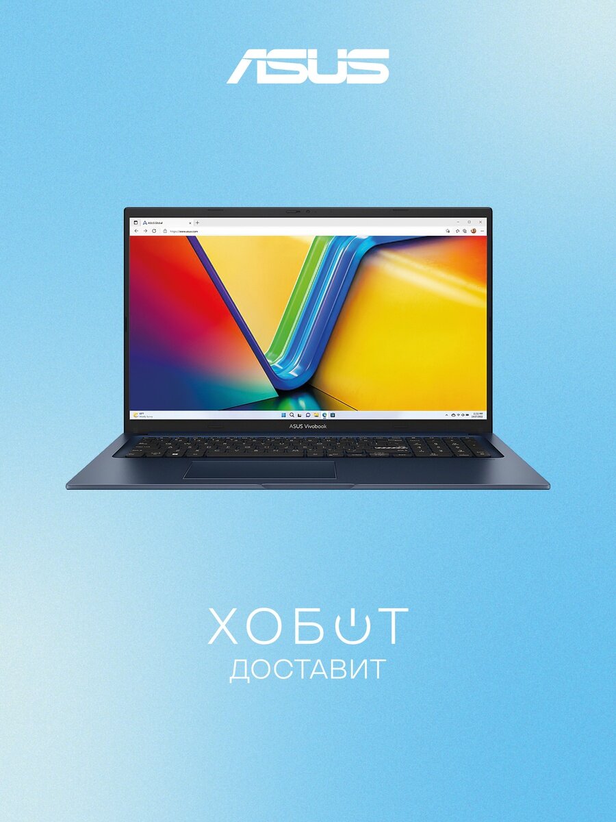 Ноутбук ASUS VivoBook 17 X1704VA-AU1108 (90NB13X2-M00MU0)