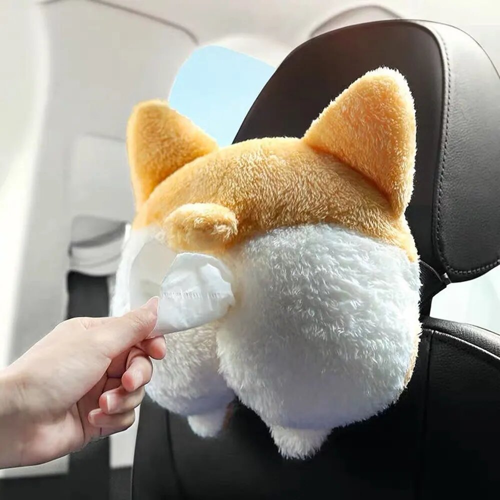 Коробка для салфеток с мультяшным автомобилем