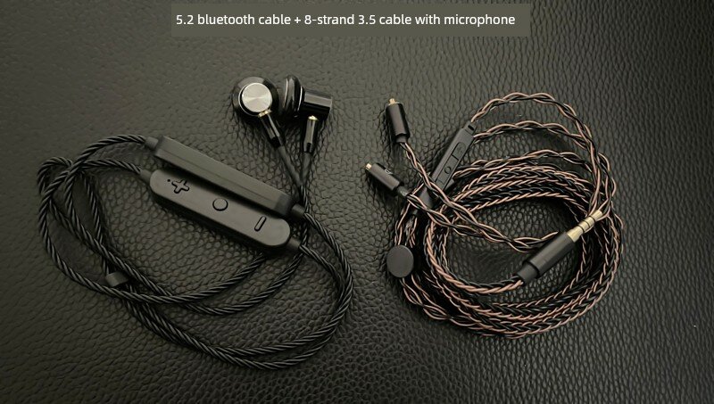 Беспроводные наушники с кабелем Bluetooth 5.4 и микрофонным кабелем 3.5 мм, поддержка LDAC и aptX HD