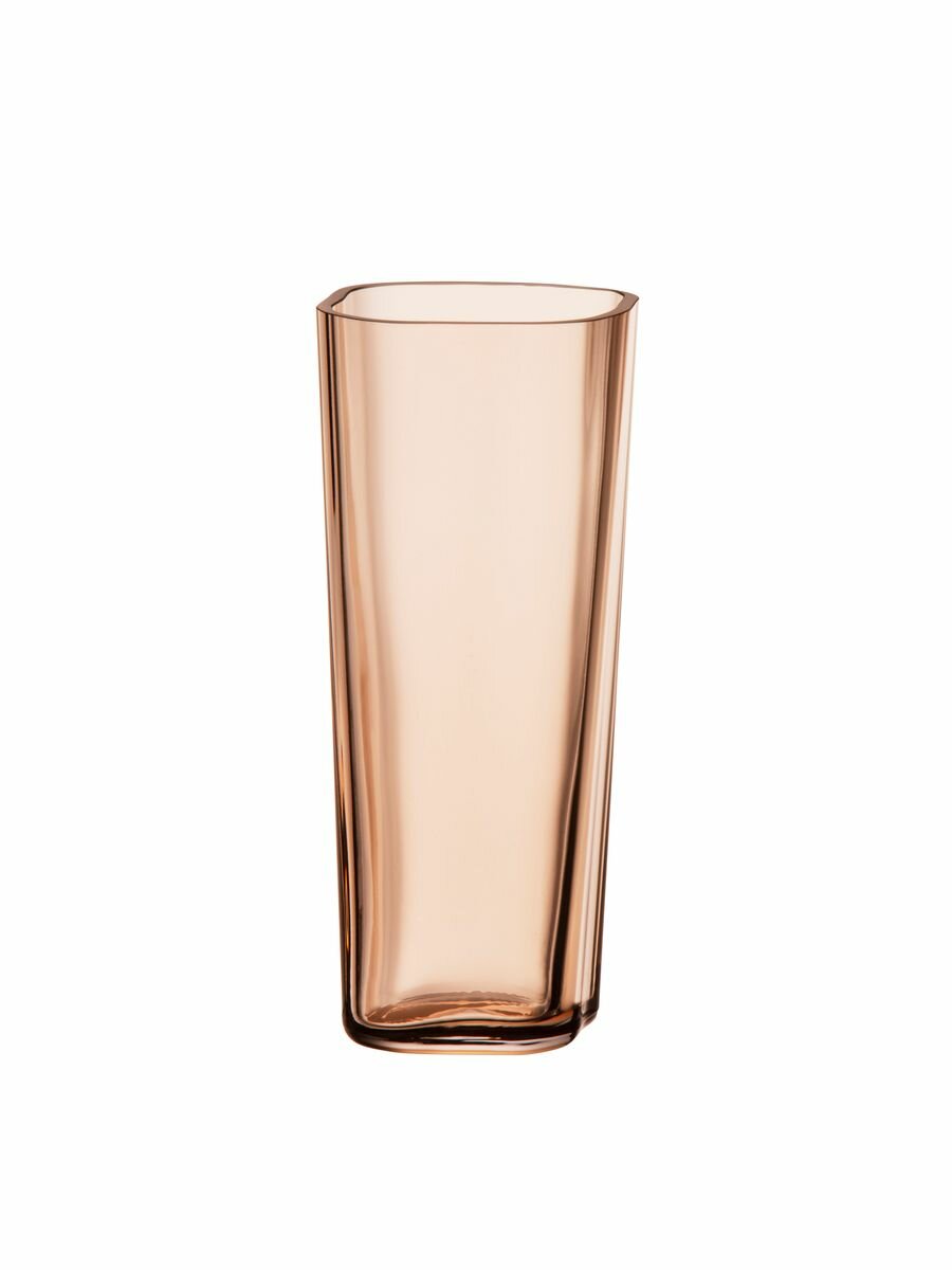 Ваза Iittala Alvar Aalto "Rio brown", стекло, 18 см.