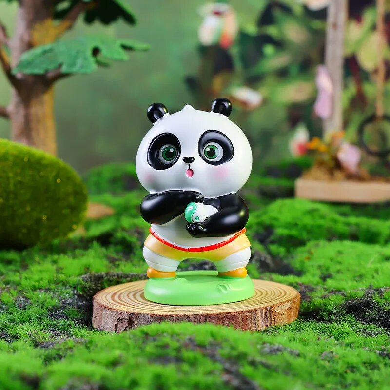 Коллекционная фигурка Abao Panda Kung Fu Panda (слепая коробка), новая модель 2024 года, аниме-фильм, товары для
