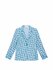 Куртка Maliparmi Mouliné Cady patterned jacket, размер 48, blue