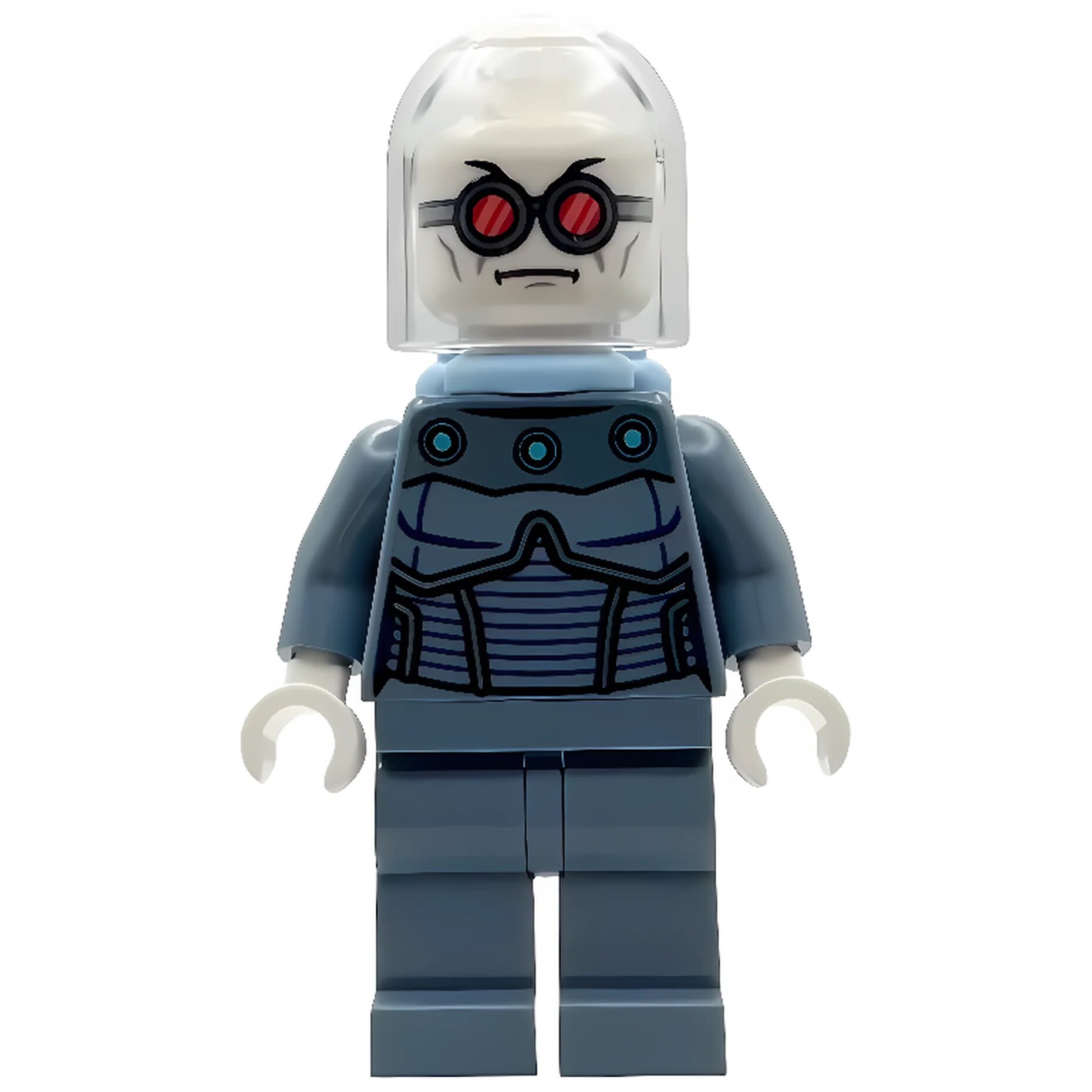 Минифигурка Lego Super Heroes Mr. Freeze - Sand Blue Outfit, Bright Light Blue Air Tanks sh1082 N