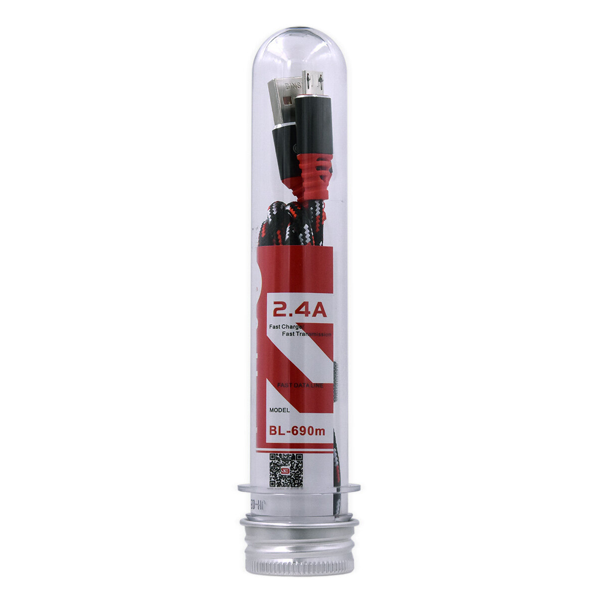 Кабель USB - micro USB Юсб Микро ЮСБ в оплетке - BYZ BL-690m
