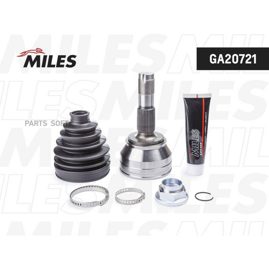 MILES GA20721 ШРУС CITROEN: JUMPER c борт. 3.0HDi 160 06- JUMPER автобус 3.0HDi 160 06- JUMPER фургон 3.0HDi 160 ()