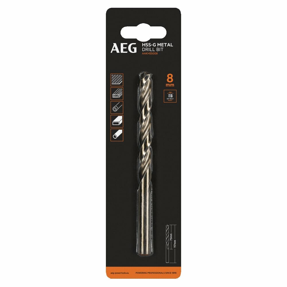 Сверло AEG AAKHSSG08