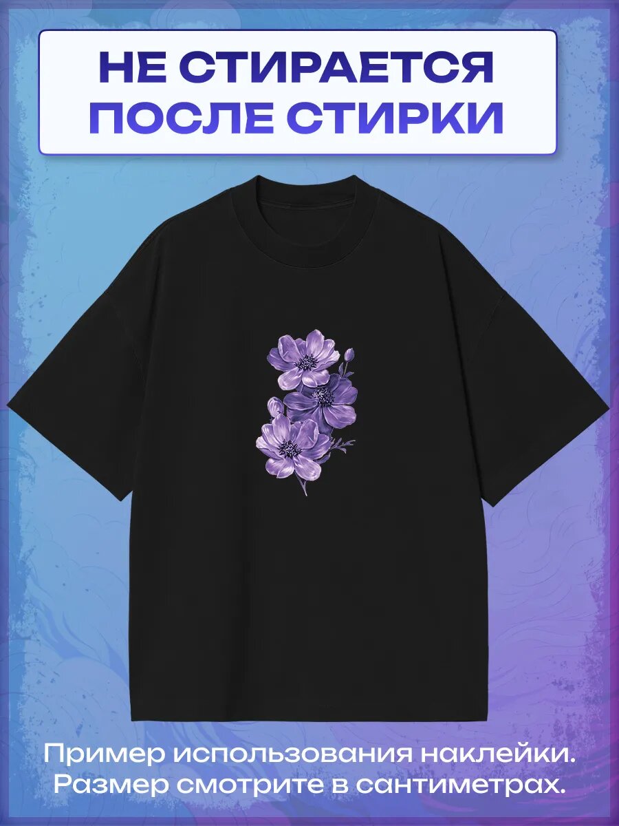 Термонаклейка цветы — фото 1