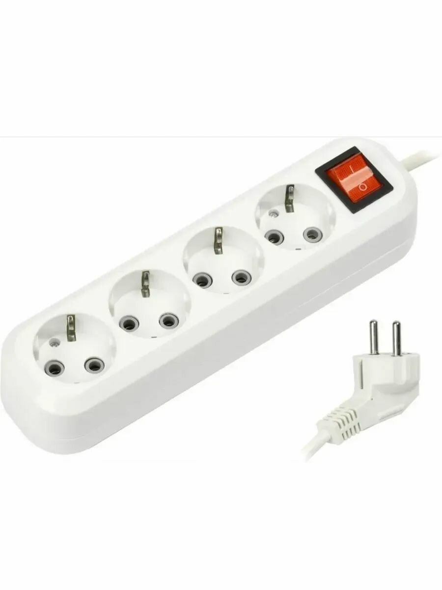 Удлинитель-сетевой Smartbuy SBE-16-4-02-ZS