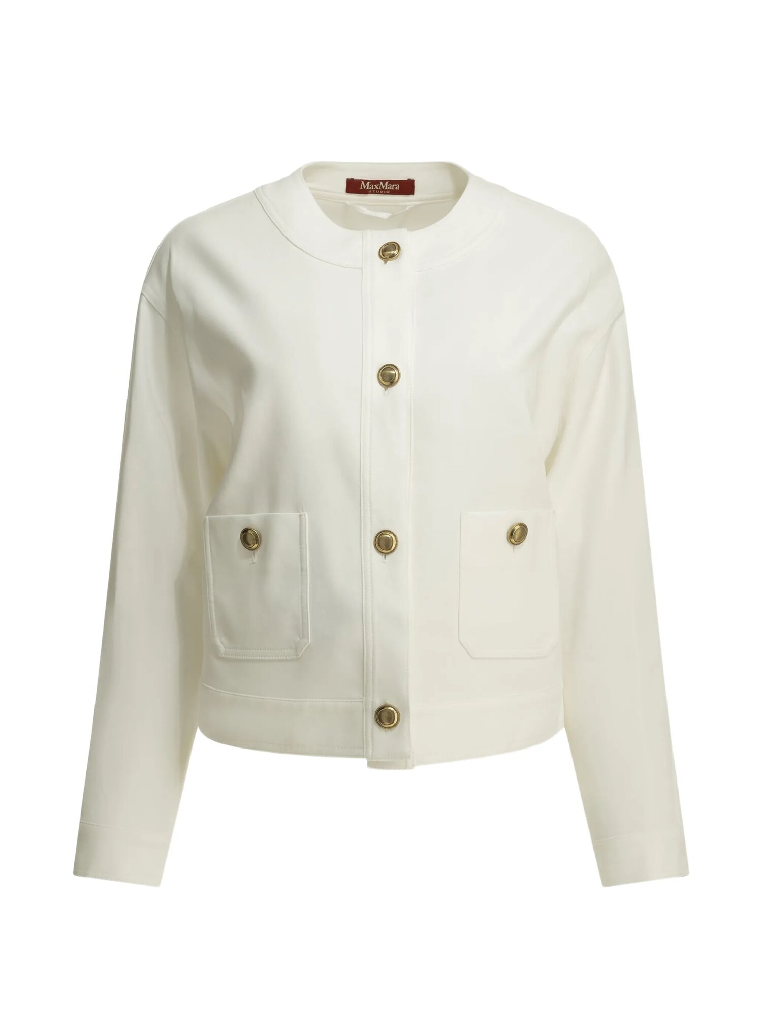 Пальто Button-up patch-pocket coat