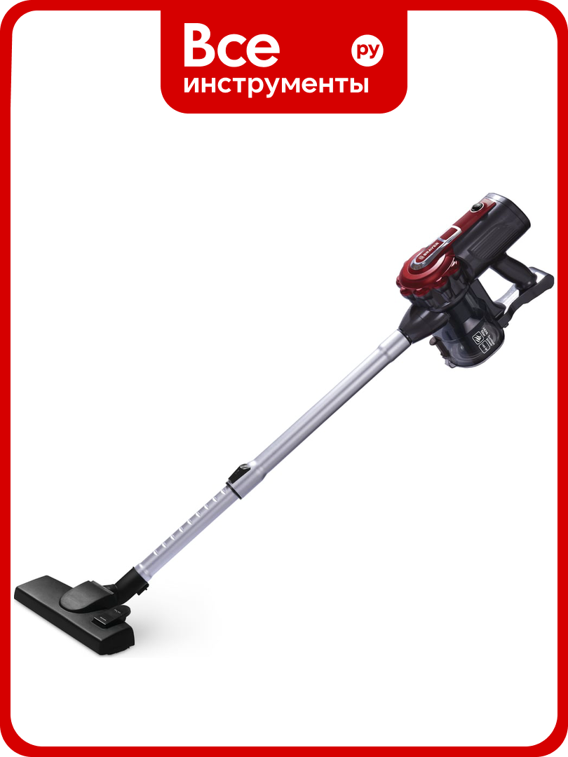 Вертикальный пылесос BRAYER 4268BR 600 Вт, всасывание 185 Вт, 0.8 л, универсальная щётка, шнура 8 м BR4268, сталь