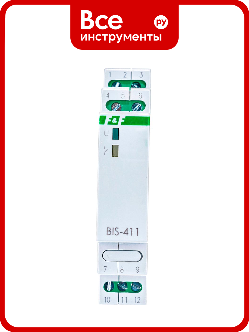 Бистабильное, F&F, реле F&F, BIS-411 EA01.005.001, Дополнительные, технические