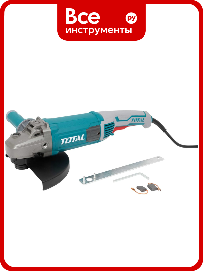 Угловая шлифмашина TOTAL TG12223026, 2200Вт, 230мм, 6600об/мин, 5,3кг