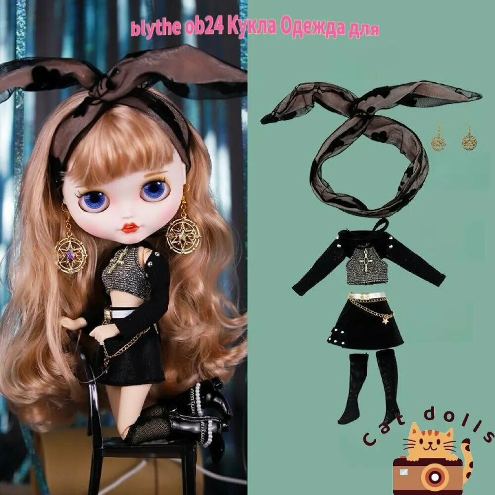 Blythe ob24 кукол ночного платья Одежда