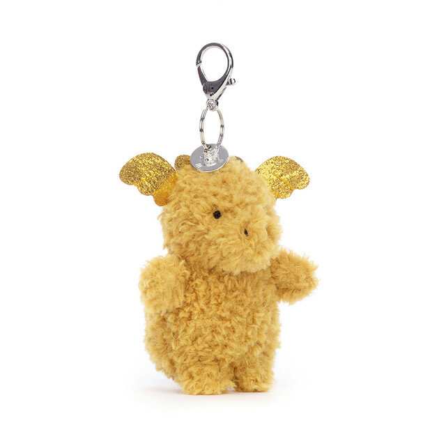 Мягкая игрушка Jellycat - Брелок Маленький дракон, 18 см - LDG4BC