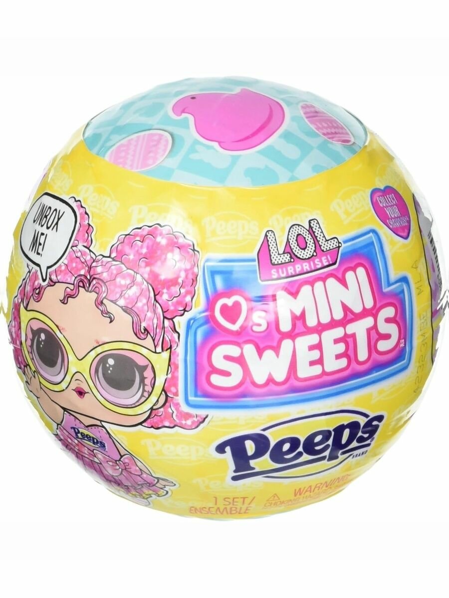 Коллекционная кукла LOL Surprise! Loves Mini Sweets Peeps с 7 сюрпризами для девочек 4+