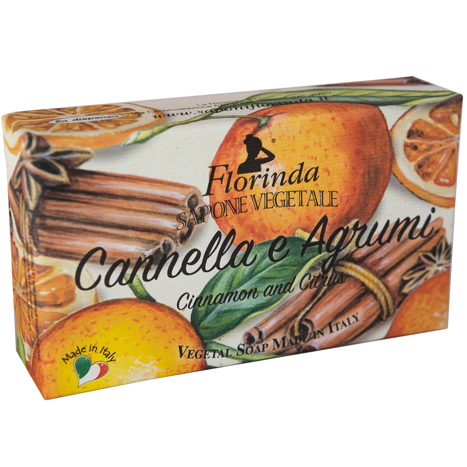 FLORINDA Cannella e Agrumi Мыло Корица и цитрус