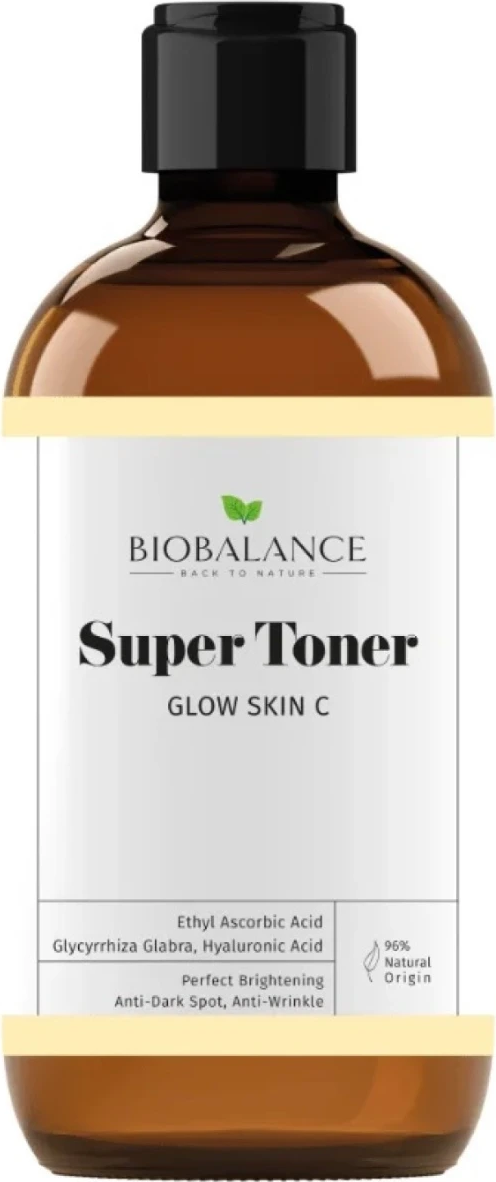 BIOBALANCE "Тоник для лица для сияния с витамином С Super Toner Glow Skin C