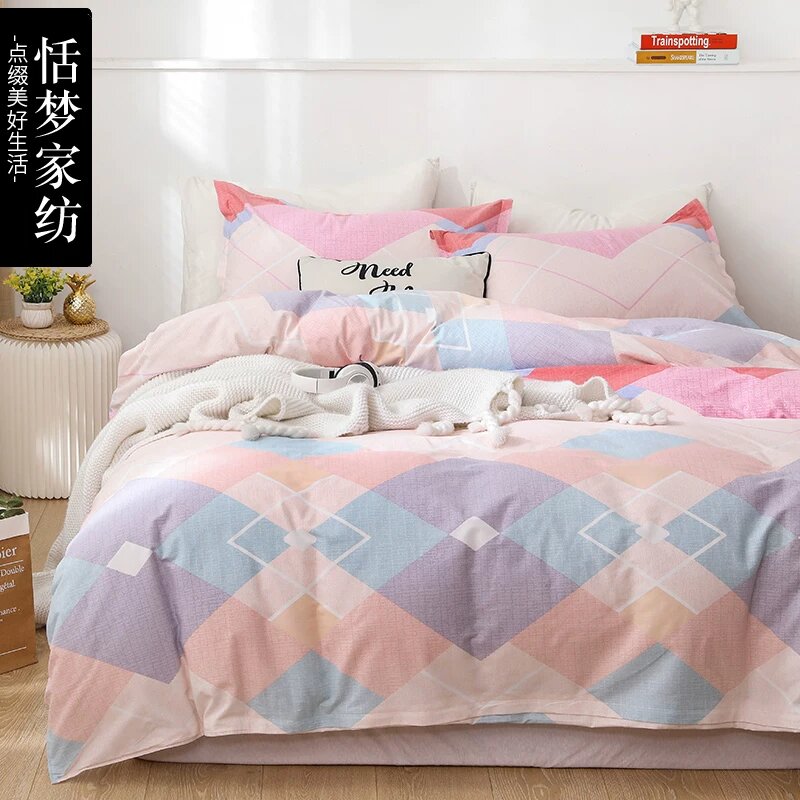 Tianmeng Home Textiles утолщенный комплект из четырех предметов из чистого хлопка Австралийский бархатный комплект