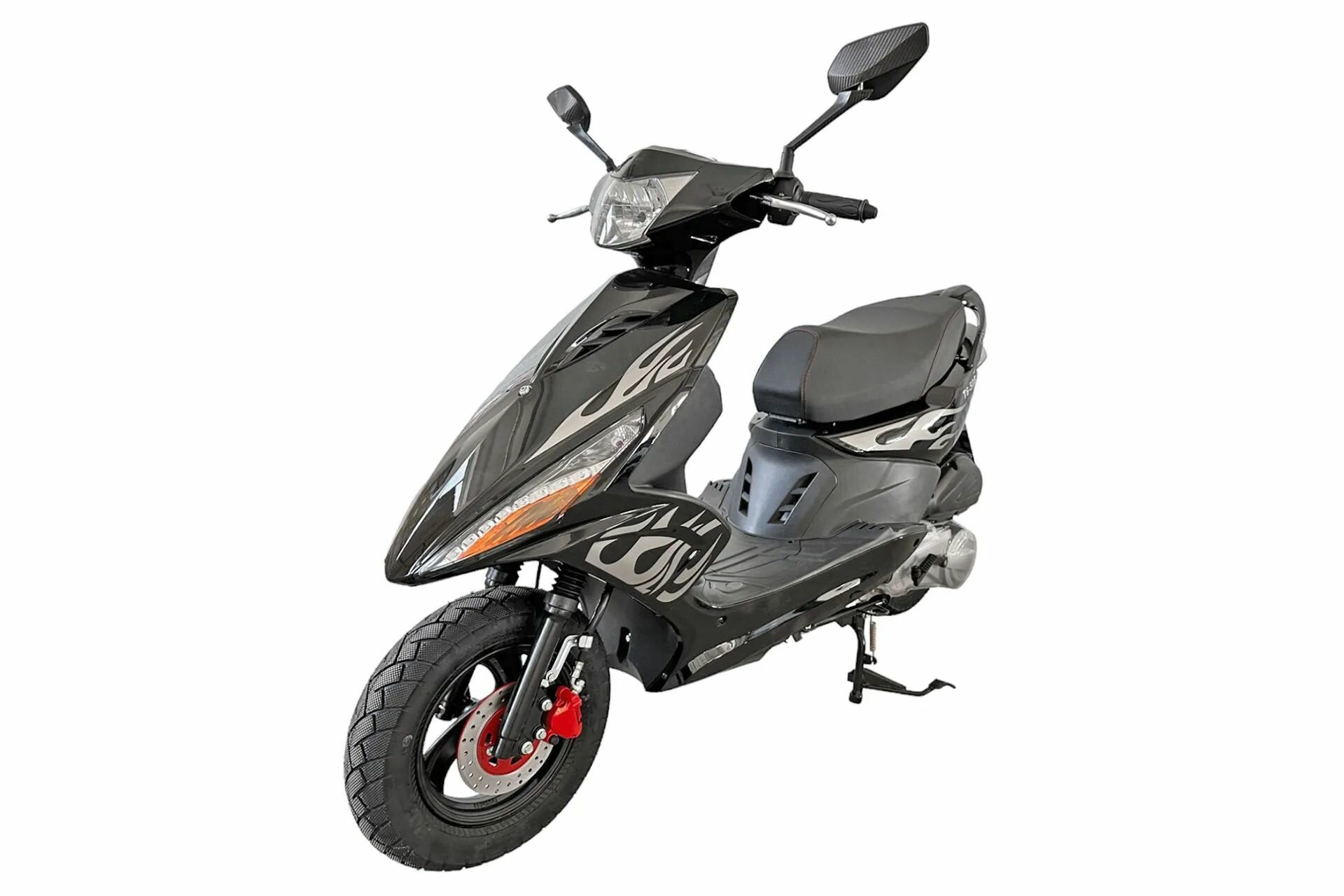 Скутер Corsa 49сс черный (150)(10,8л. с, колеса 10", тормоза: диск. перед/бараб зад.)