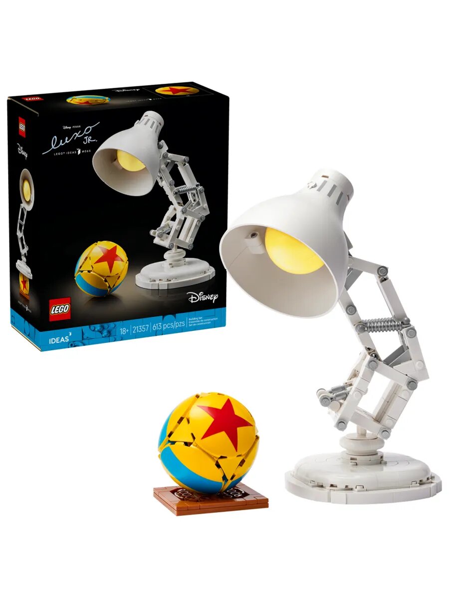Конструктор LEGO IDEAS 21357 Luxo Junior, для взрослых, коллекционная модель, 18+, 1 шт.