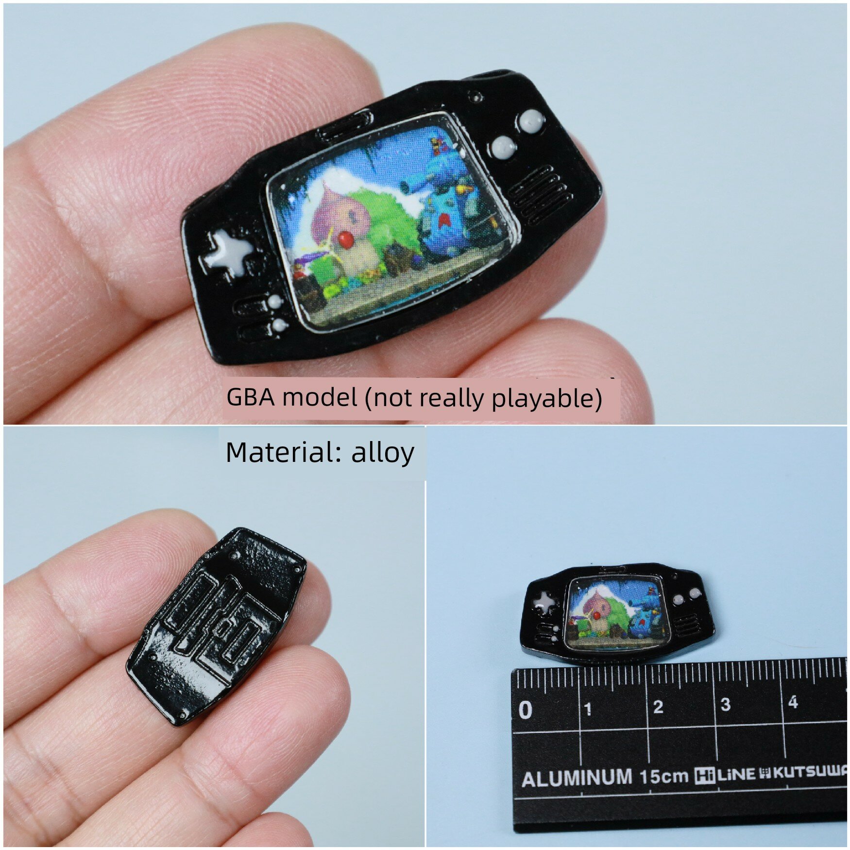 Мини-консоль Game Boy Advance в черном цвете, модель 0647