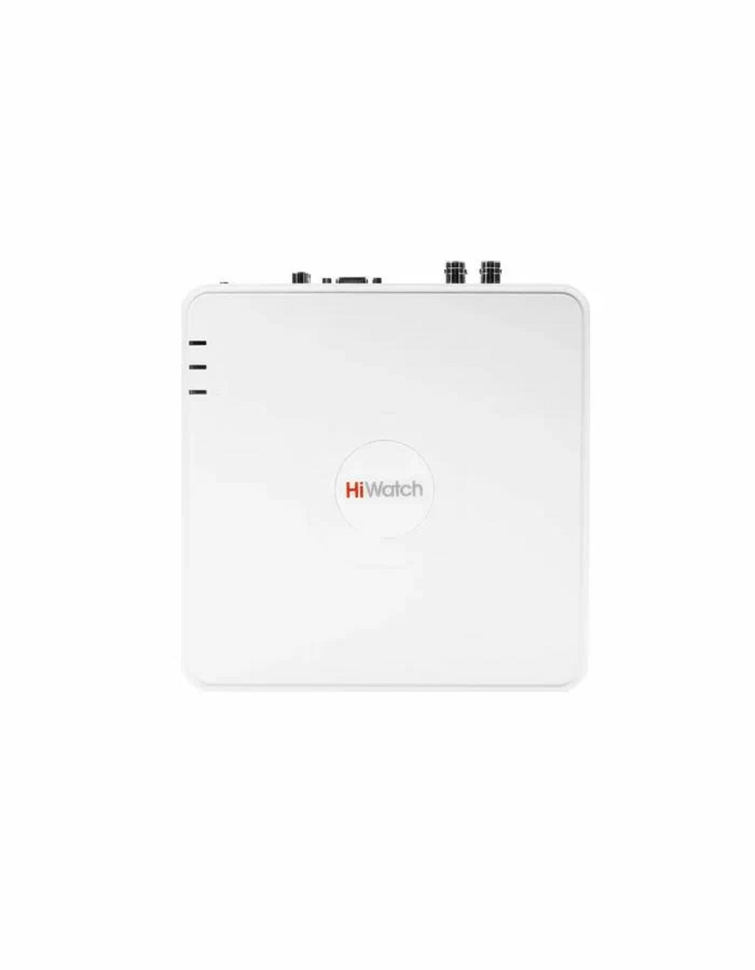 Видеорегистратор HiWatch DS-H104UA, гибридный, 5 видеовходов, 4 камеры, 8 IP-камер