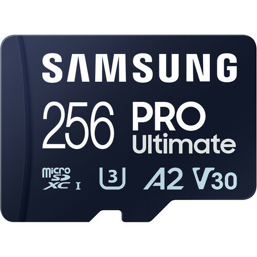 Карта памяти Samsung PRO Utimate microSDXC 256GB U3 A2 V30 UHS-I R200/W130MB/s (MB-MY256SA)